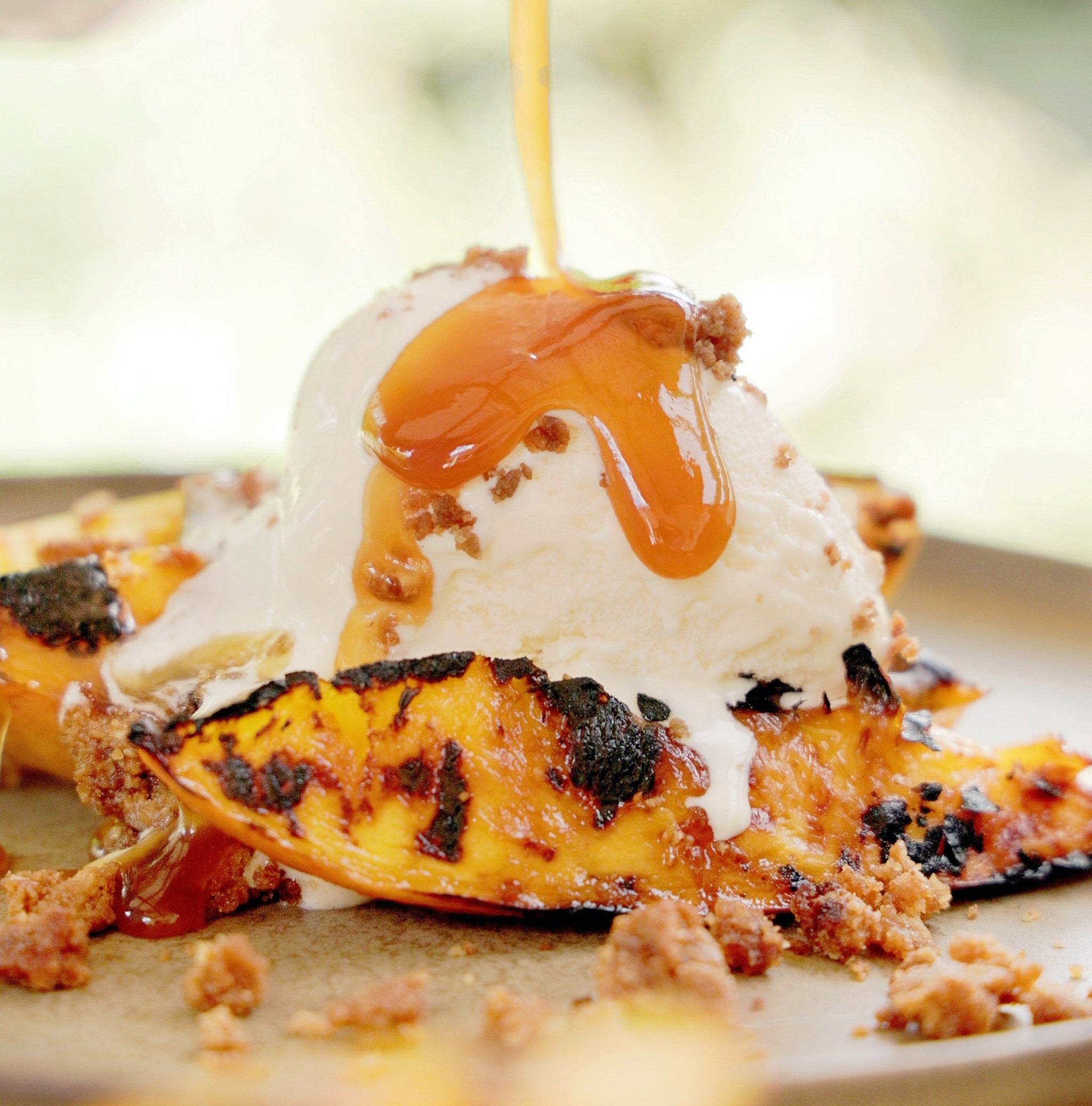 Charred Mango & Ginger Butterscotch Crum